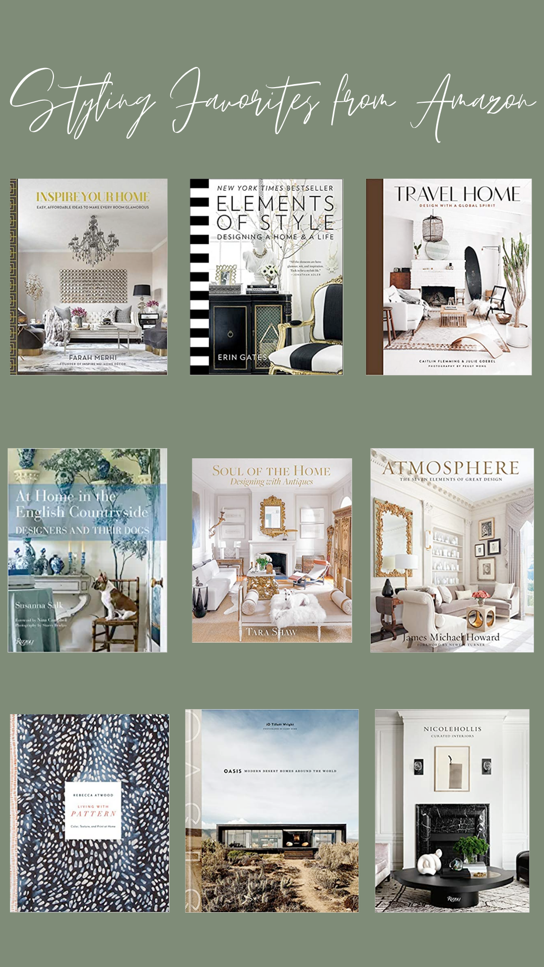 STYLING BOOK ROUND UP FROM AMAZON’S THREE FOR TWO SALE – Stay Home Style